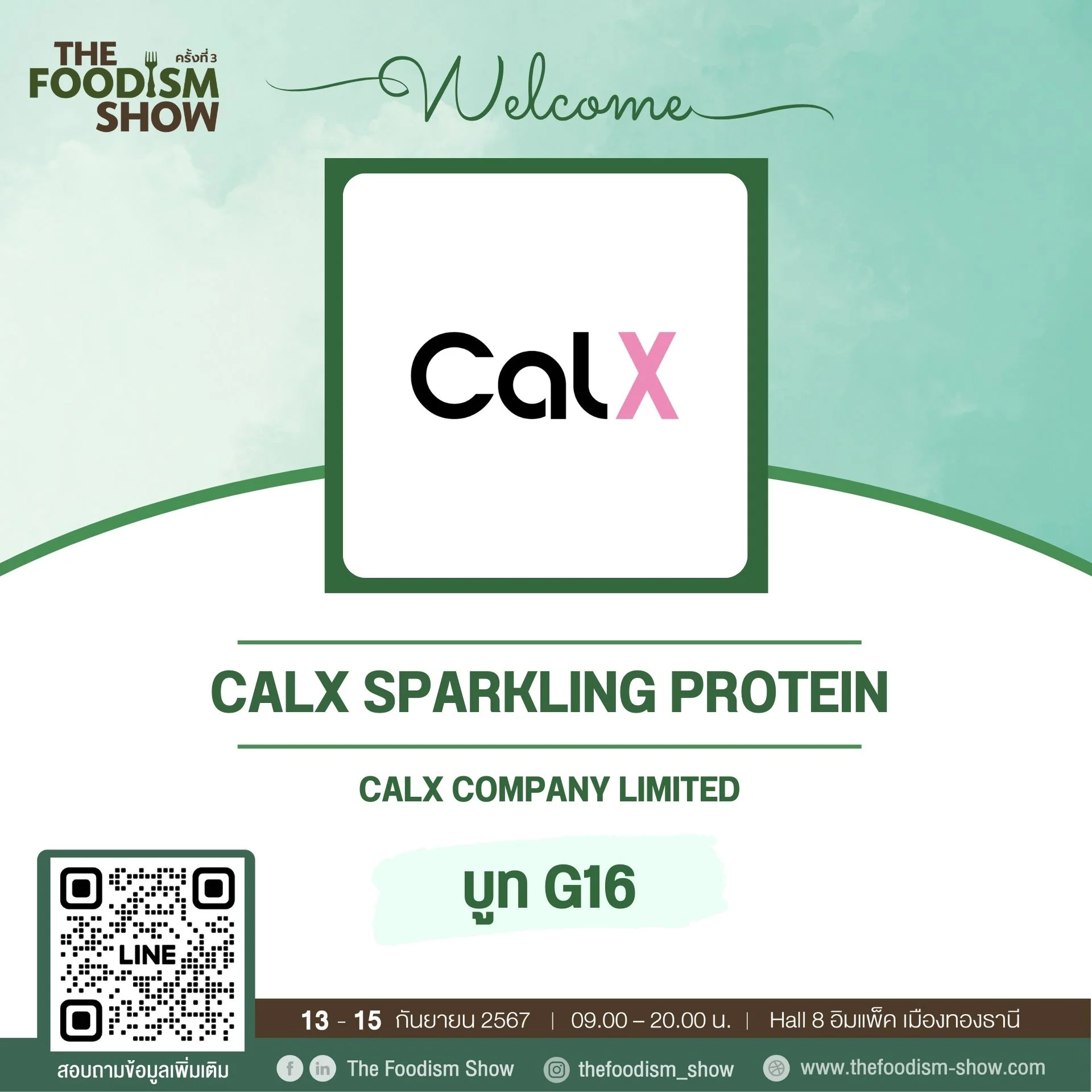 CALX COMPANY LIMITED - THE FOODISM SHOW